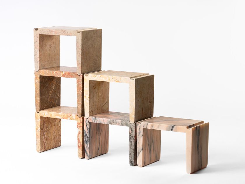 Modern Style Open Marble Bookcases | Archiproducts
