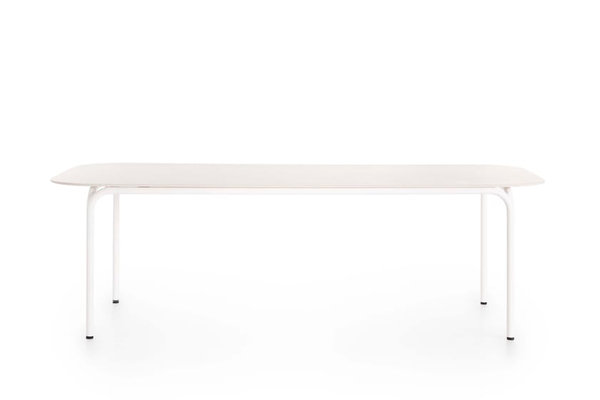 CAPA Rectangular aluminium garden table By GANDIABLASCO