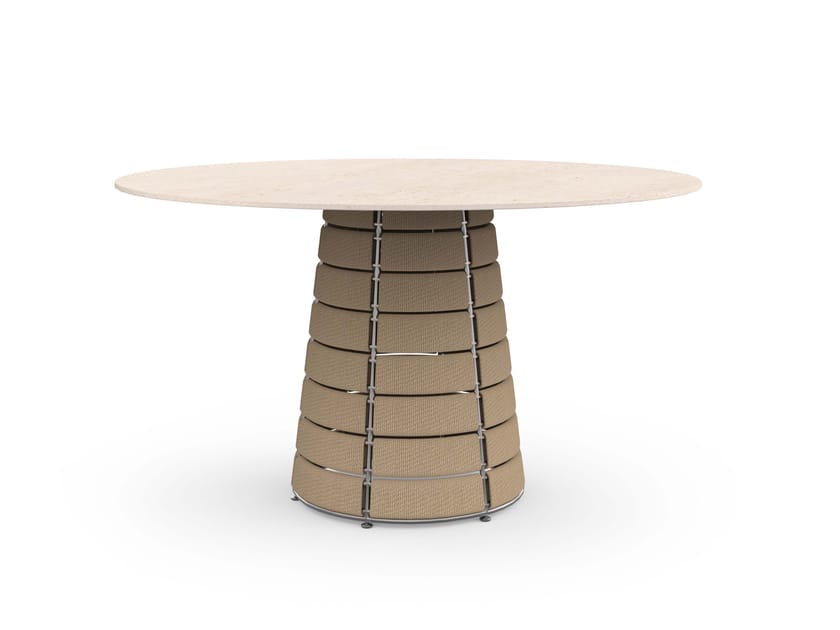 CORD Round garden table By GANDIABLASCO