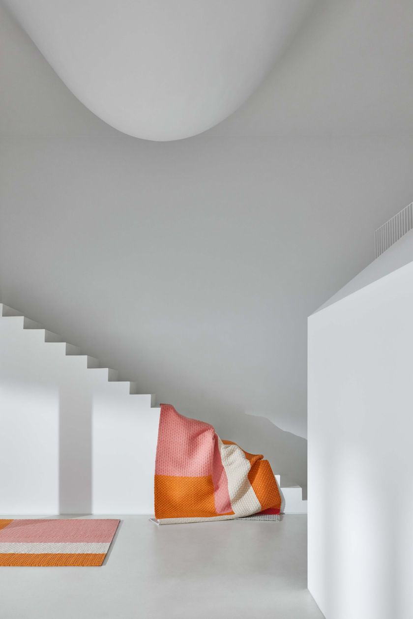 WEAVE SPACE HOPPER ORANGE Alfombra By GAN