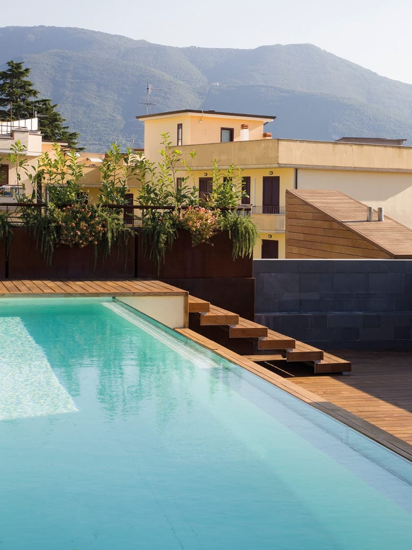 Wooden decking GARAPA By Ravaioli Legnami