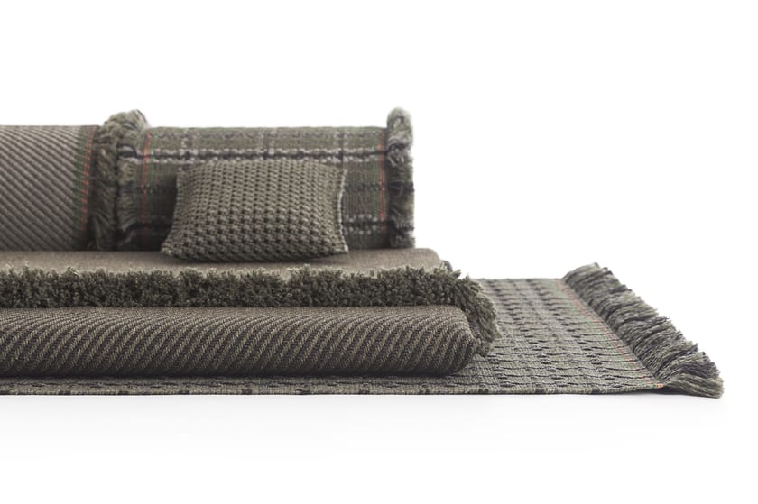 GARDEN LAYERS GREEN | Rectangular rug By GAN design Patricia Urquiola