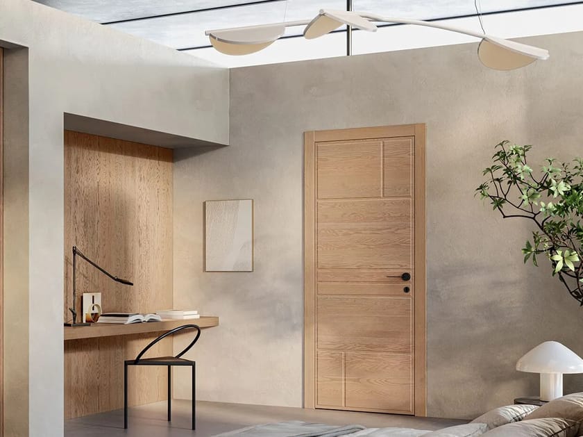 NOI NOMO Hinged wooden door By GAROFOLI