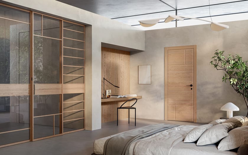 NOI NOMO Hinged wooden door By GAROFOLI