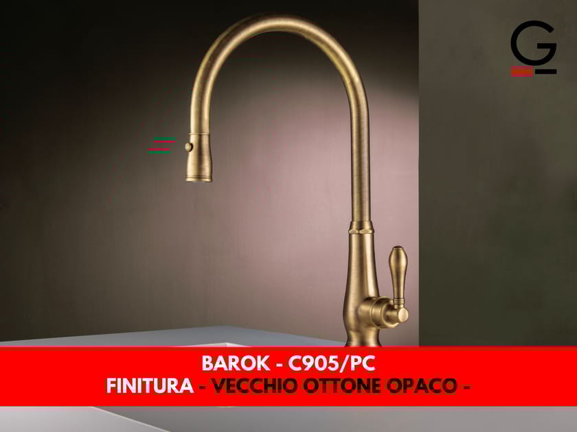 BAROK C905/PC Kitchen tap By GATTONI