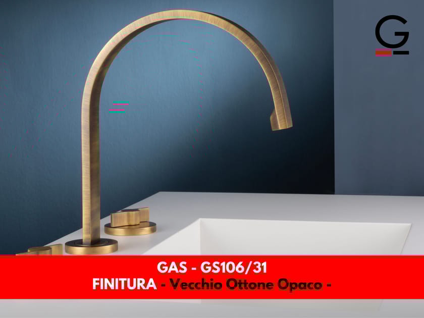 GAS GS106/31 Miscelatore per lavabo da piano By GATTONI