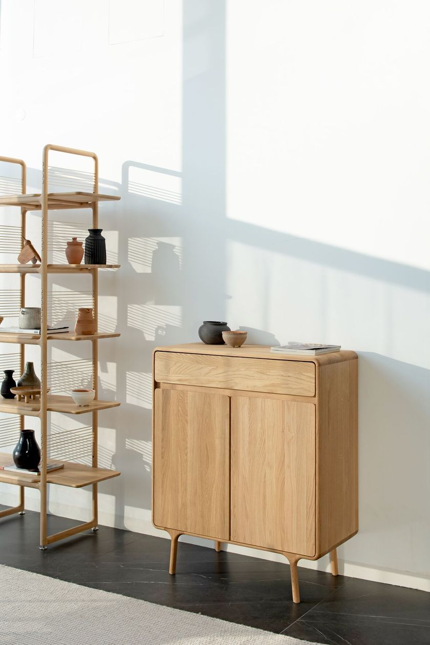 FAWN Oak highboard with doors By GAZZDA | design Salih Teskeredzic