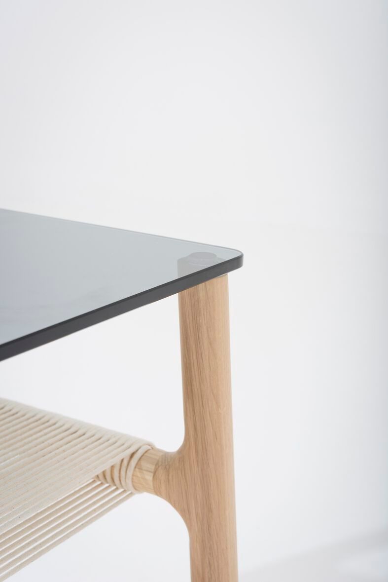 FAWN Wood and glass coffee table / bedside table By GAZZDA | design ...