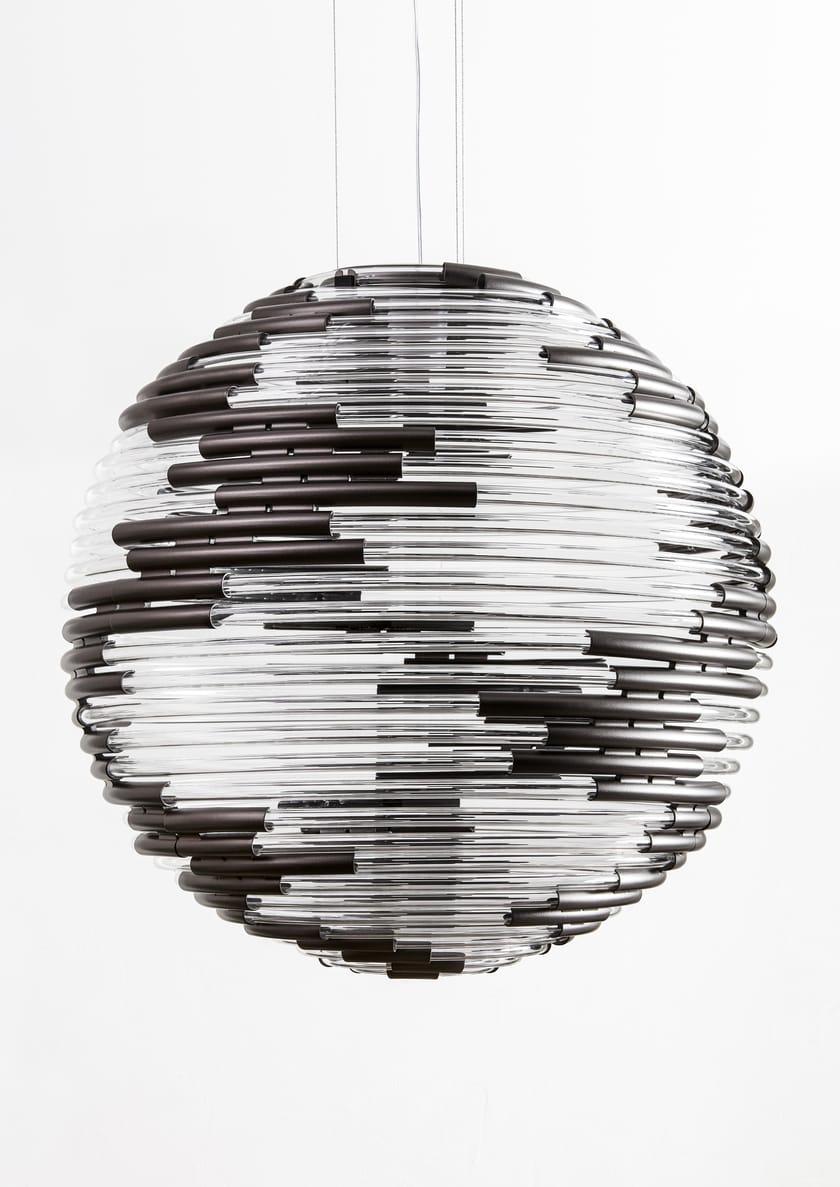 Pyrex® pendant lamp GEA By Natevo design Marco Acerbis