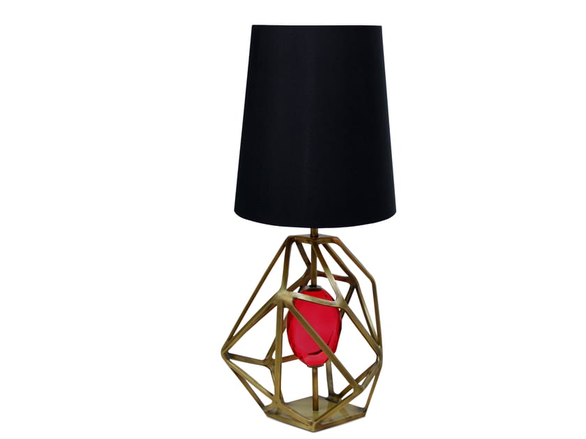 Indirect light brass table lamp GEM By KOKET