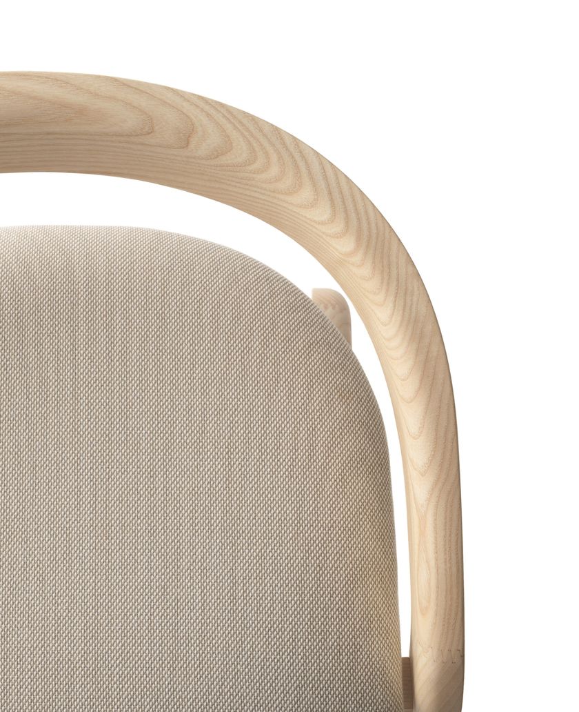 GENEA BARSTOOL High solid wood stool with back By Passoni | design ...