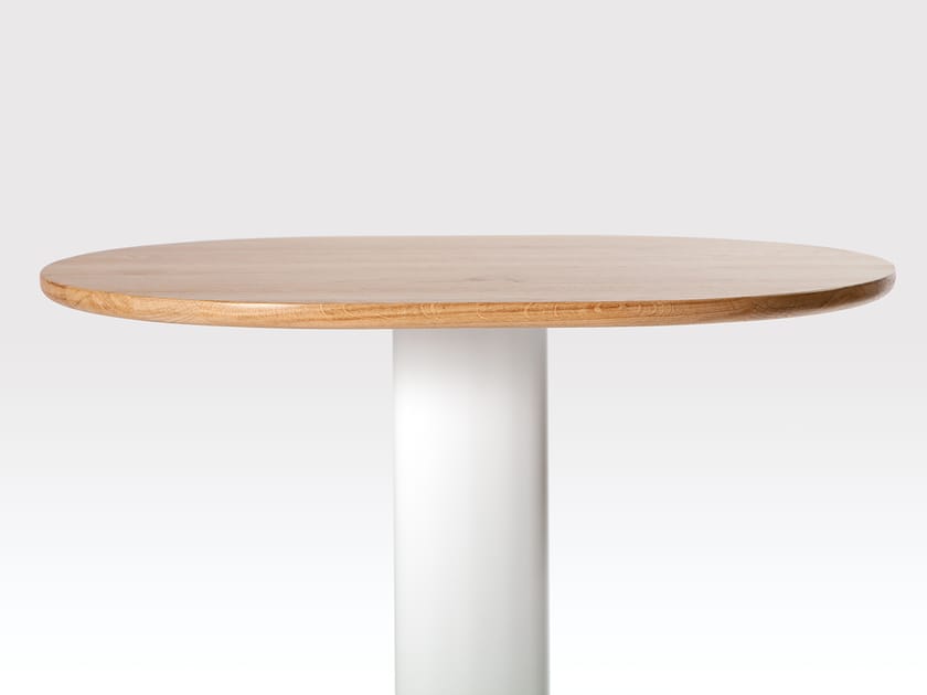 GEORGIE Oval steel and wood high table By Liqui Contracts | design ...