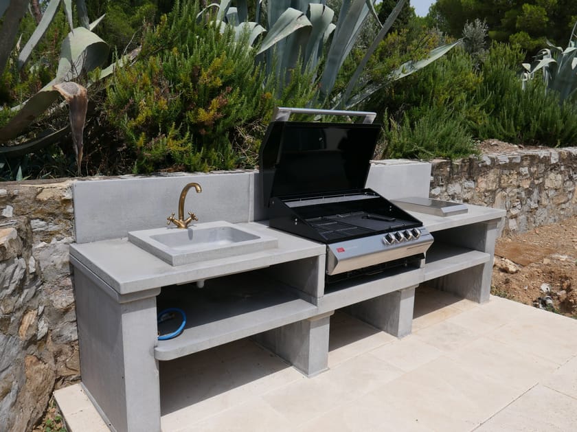 Barbecue 18 Electric natural stone barbecue By GH LAZZERINI