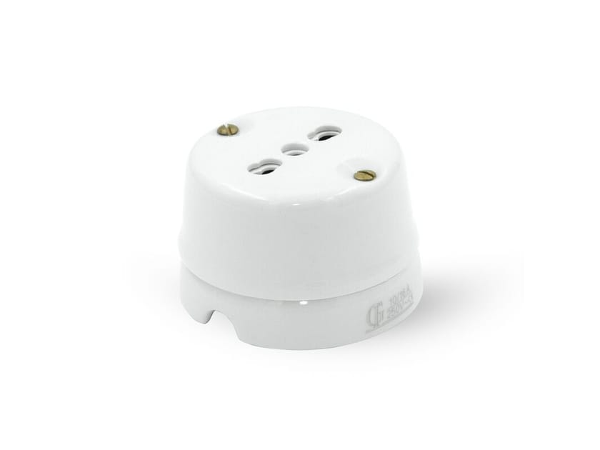 WHITE ITALY Electrical socket By GI Gambarelli
