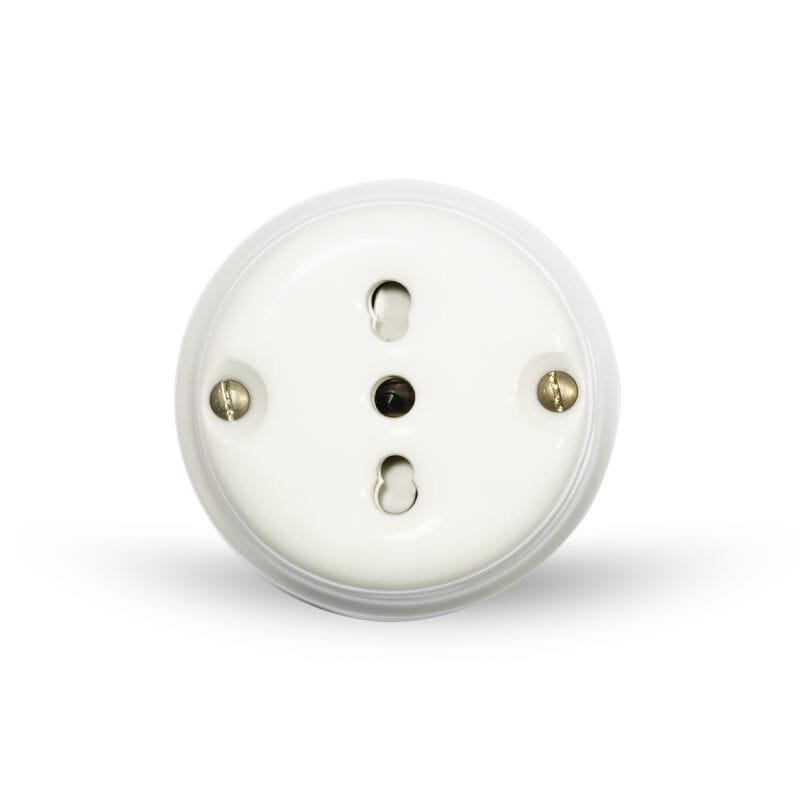 WHITE ITALY Electrical socket By GI Gambarelli
