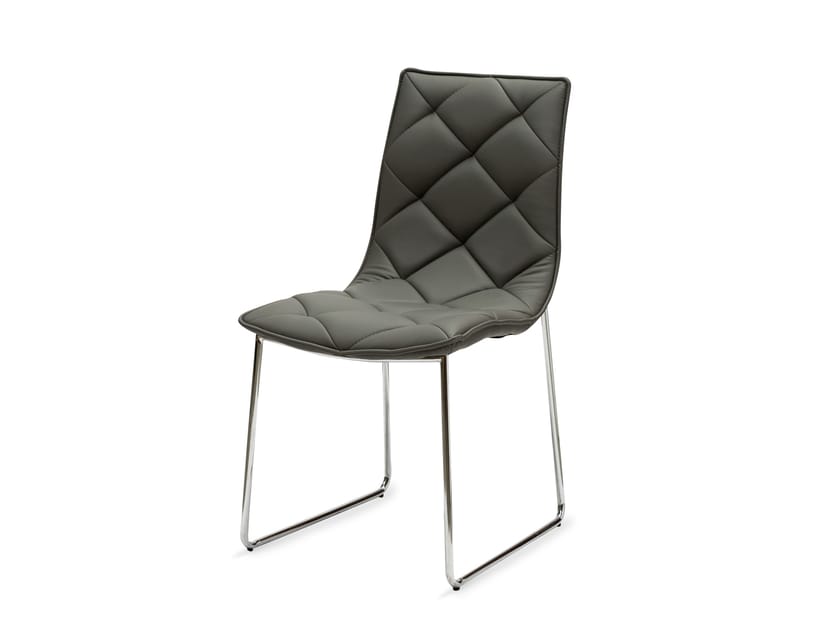 Sedie ristorante a slitta in ecopelle | Archiproducts