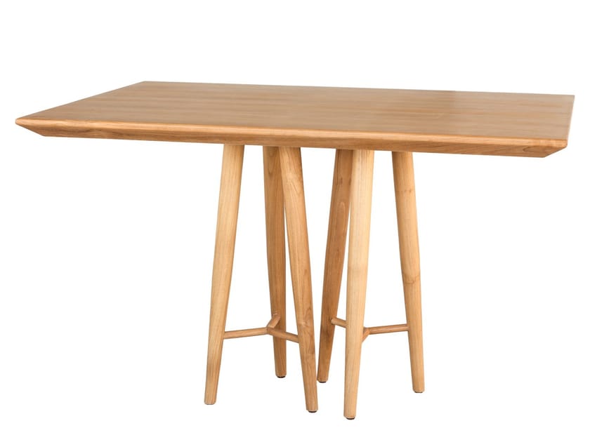 GIANNO | Rectangular table Rectangular teak dining table By Mary ...