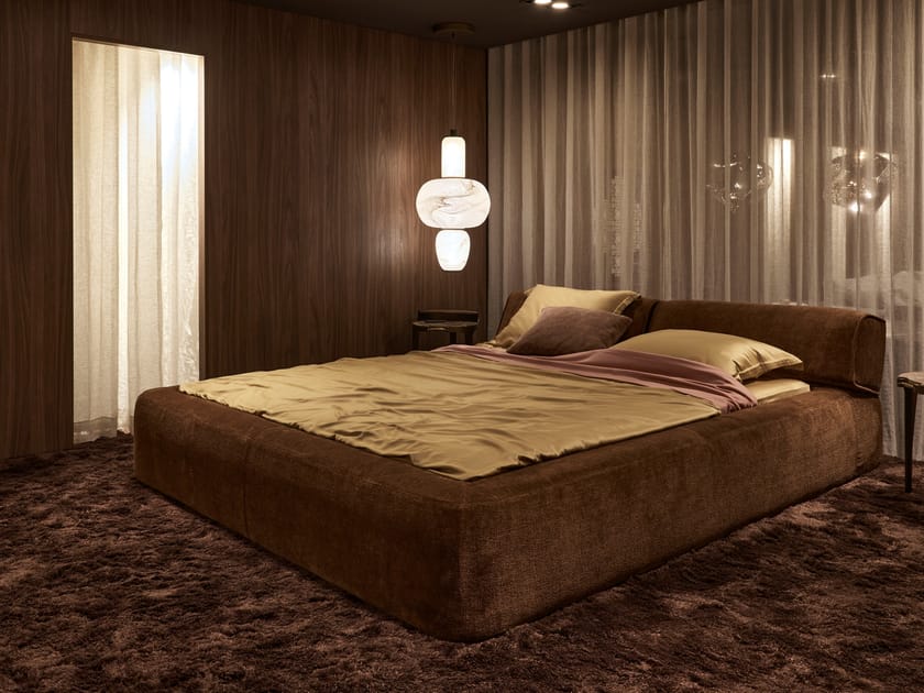 GILBERT Double bed with upholstered headboard By Linteloo | design ...