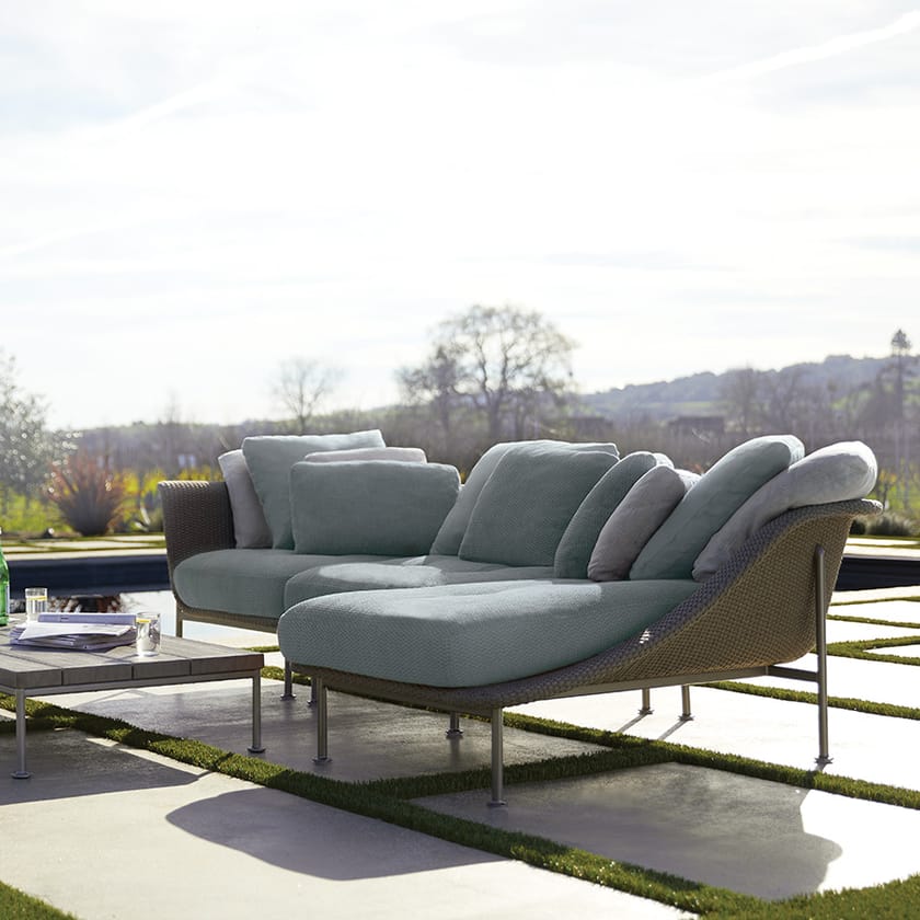 Polyolefin yarn ropes central module for sofas GINA MODULE CENTER By ...