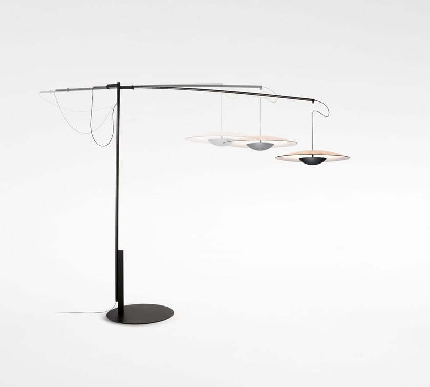 GINGER | Adjustable floor lamp Ginger Collection By Marset design Joan ...
