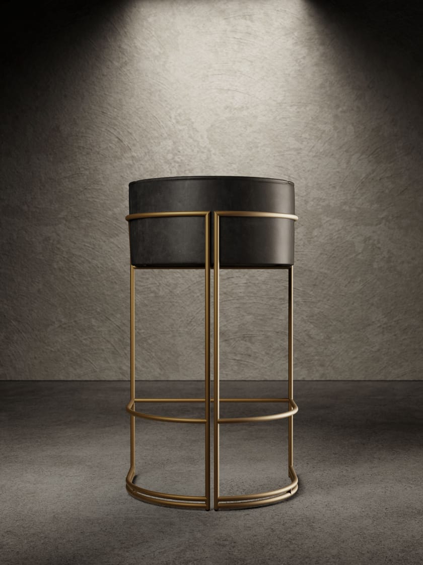DEJA VU | High stool Upholstered high fabric stool By GIOPAGANI ...