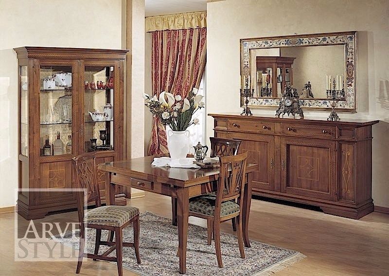 GIOTTO | Solid wood display cabinet Giotto Collection By Arvestyle