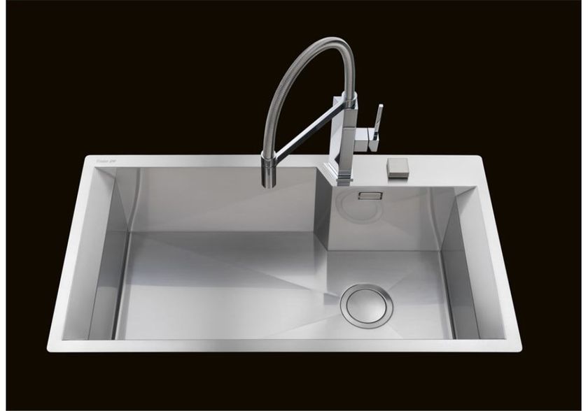 Single flush-mounted stainless steel sink GK 730X400 H.235 FT INOX Gk ...