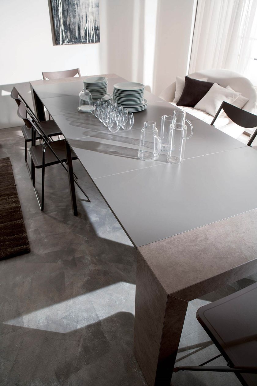 GLASS | Ceramic console table By Ozzio Italia design Marco Pozzoli