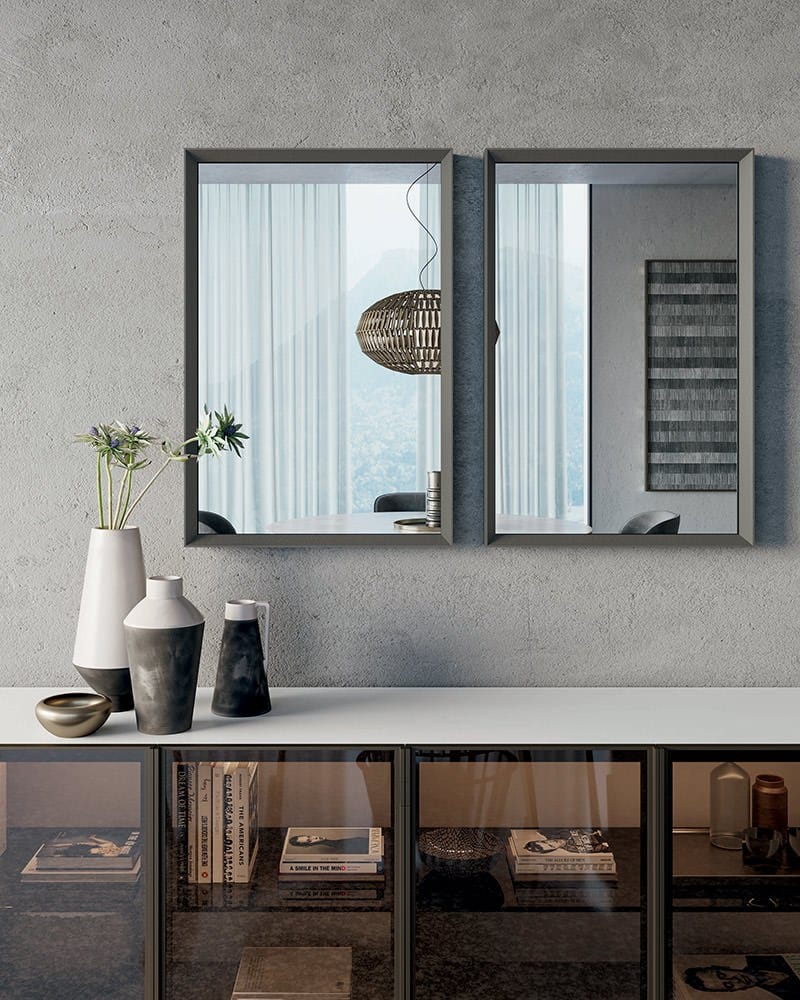 GLASS UP Glass sideboard with doors By Dall'Agnese