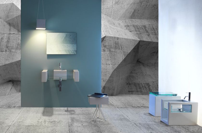 GLASS | Lavabo sospeso By GSG Ceramic Design