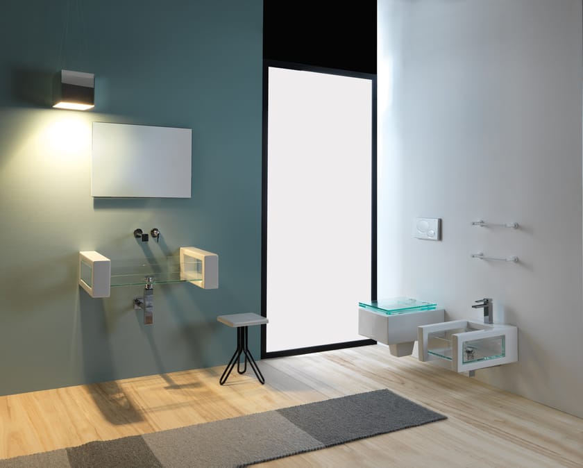 GLASS | Lavabo sospeso By GSG Ceramic Design