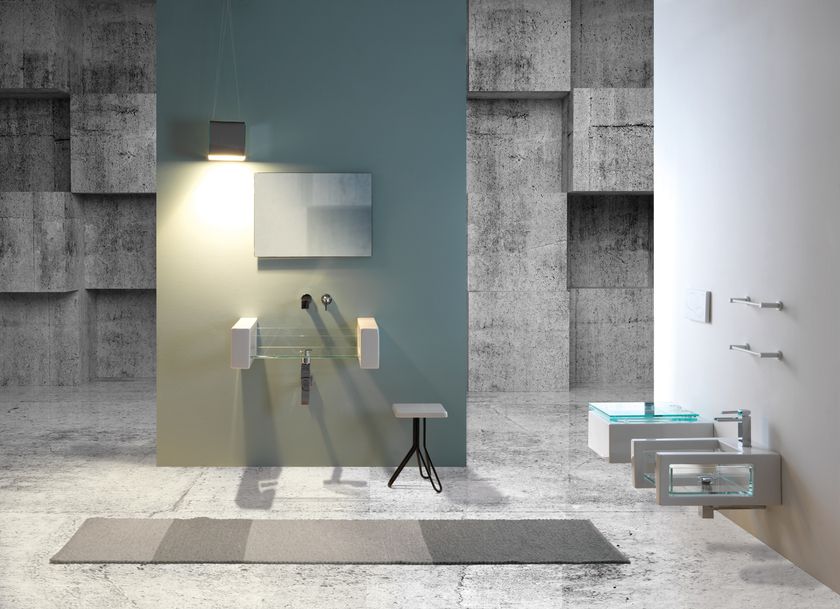 GLASS | Lavabo sospeso By GSG Ceramic Design