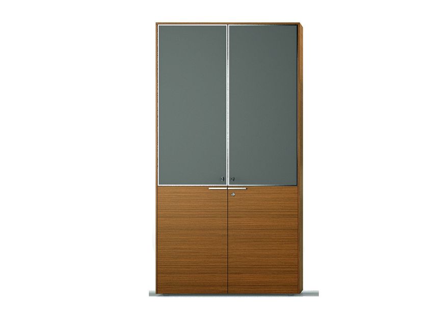 ABA | Wood and glass office storage unit Aba Collection By Bralco ...