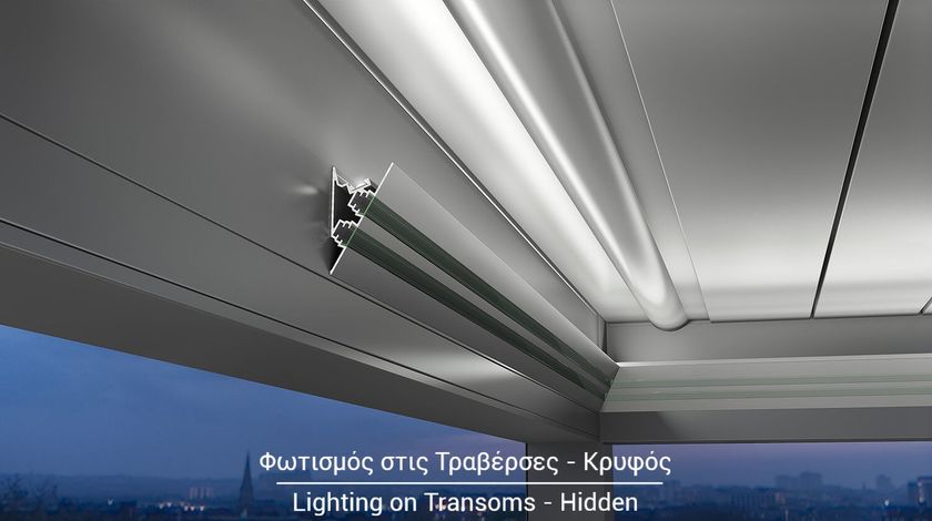 Lighting LED Pérgola con luces integradas By GLM Outdoor Solutions