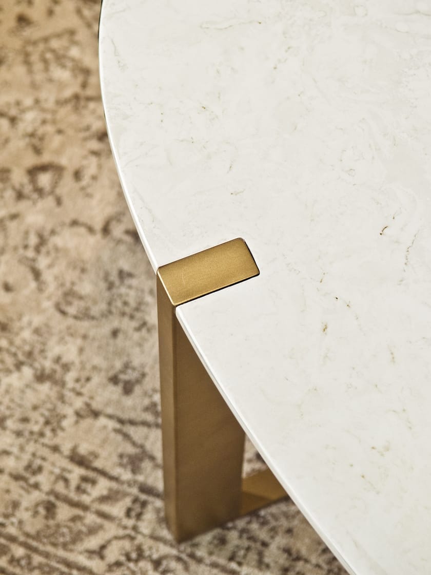 GOLD | Oval coffee table Gold Collection By CASA +39