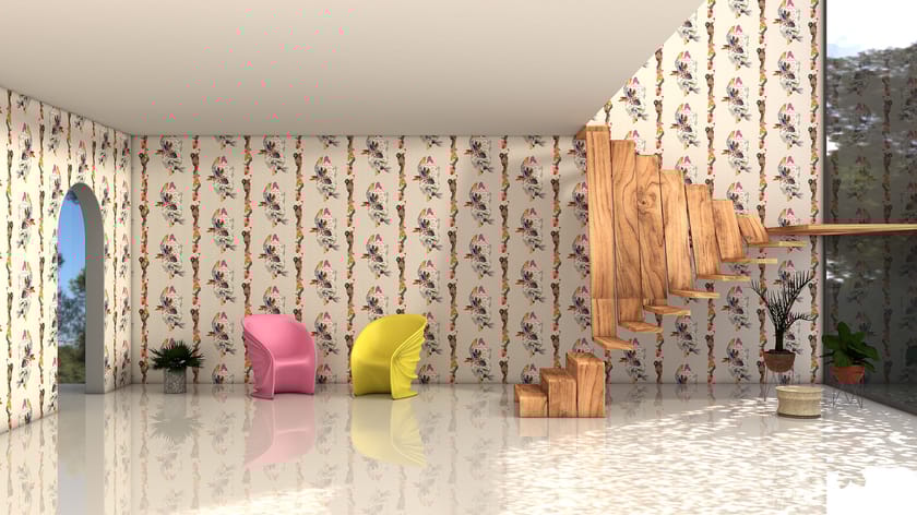 GOLDEN FISH Wall tiles By Officinarkitettura® | design Luca Artioli