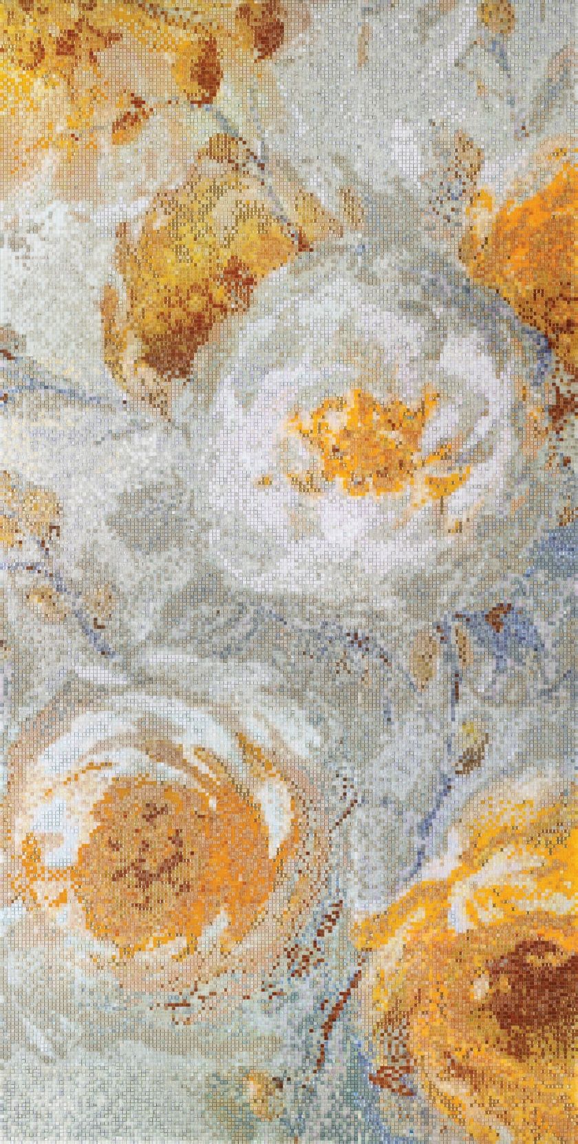GOLDEN ROSE Mosaic By STON