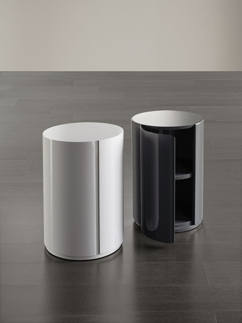 Wooden bedside table GONG DUE By Meridiani