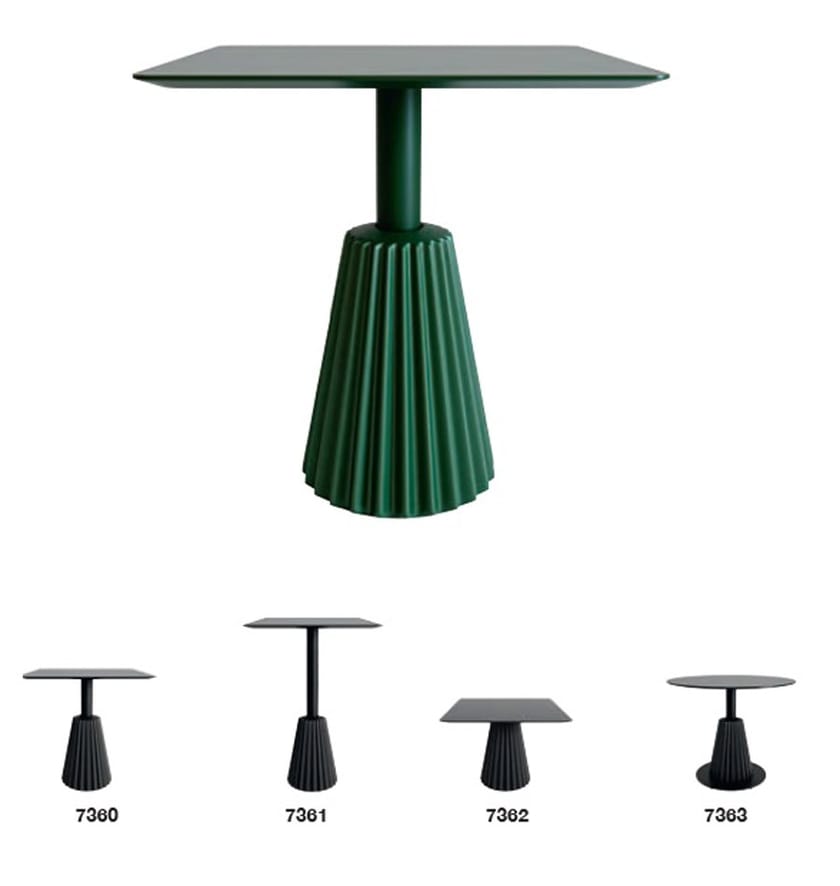 GORGIERE COLOR base per tavoli By XLINE