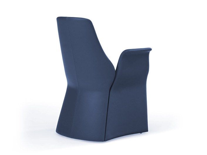 Sedia in pelle con braccioli GRACE 2018 By Draenert design Gino Carollo