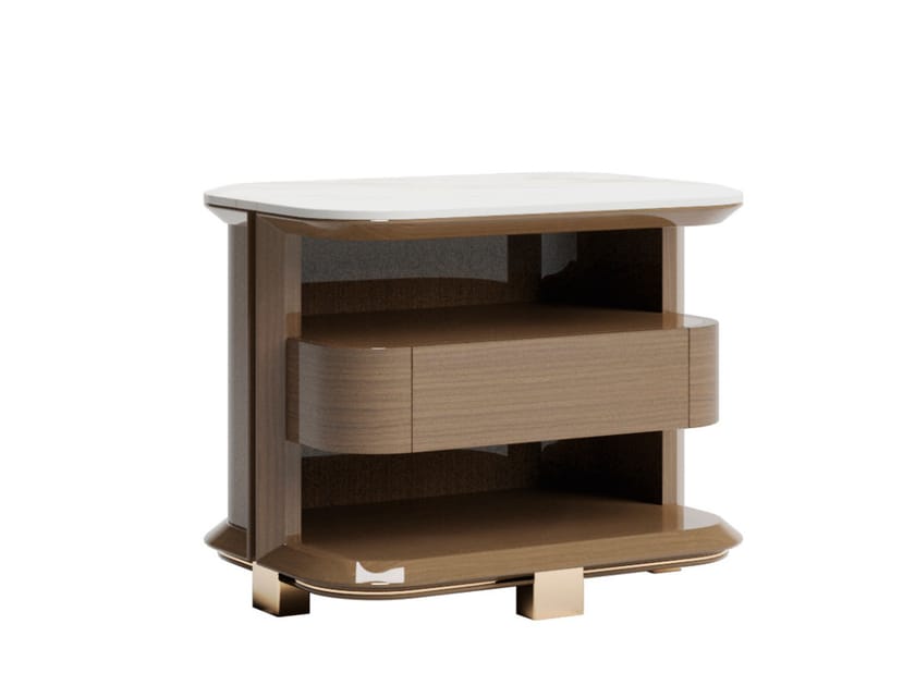GRACE | Bedside table Bedside table with drawers By VOLPI