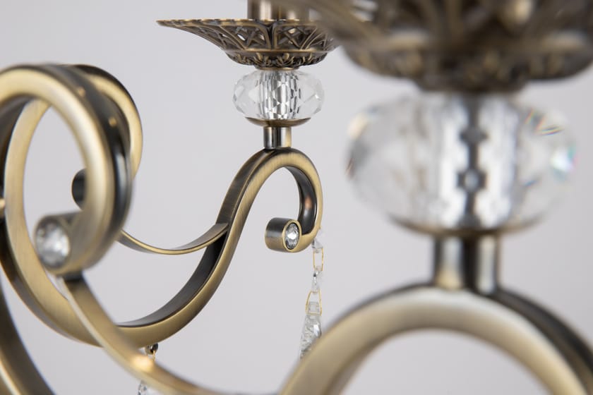 GRACE Metal wall lamp with crystals By MAYTONI