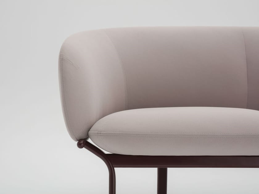 GRACE Sofá de 3 plazas de tela By MDD