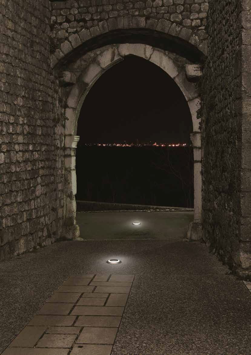 GRACE LED walkover light Walkable steplight By Cariboni group