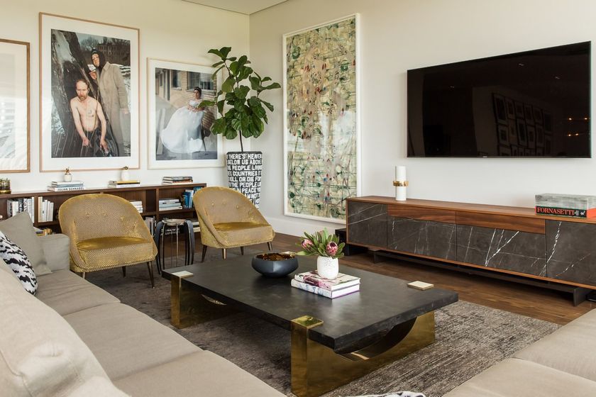 Sideboard in marble and wood with drawers GRAMMI GREY KENDZO By Maami ...