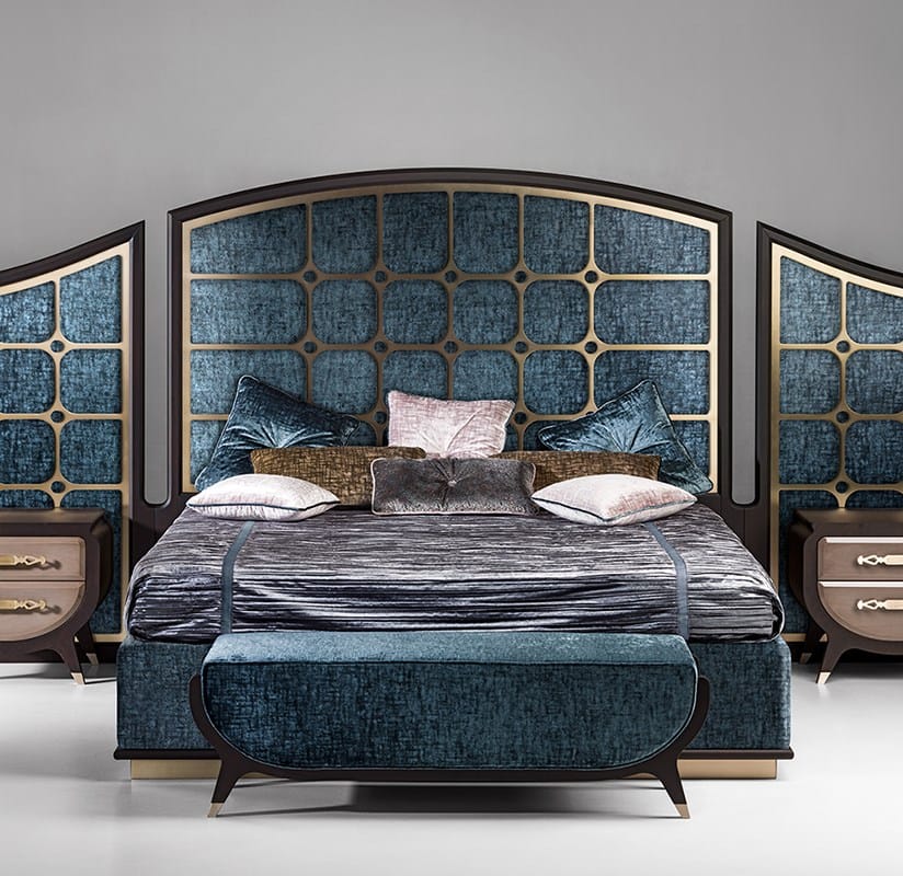 GRAN DUCA Upholstered fabric bench By Prestige