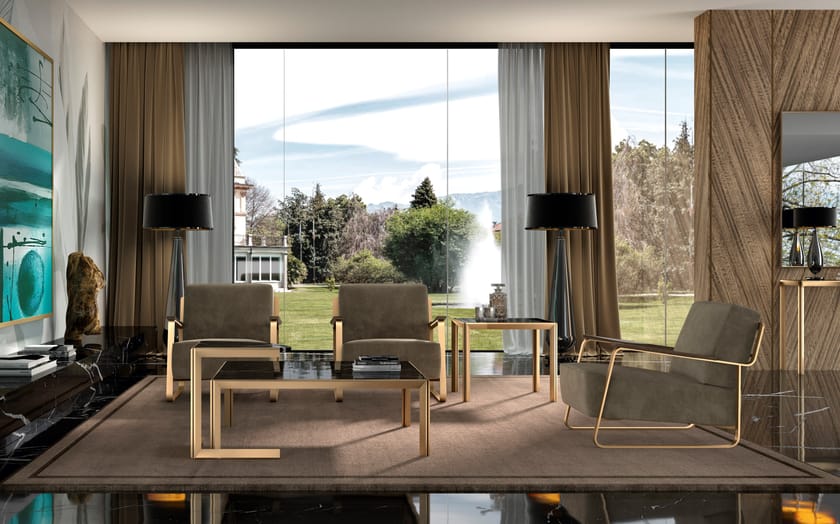 GRANDANGOLO Triangular crystal side table By F.lli Orsenigo | design ...