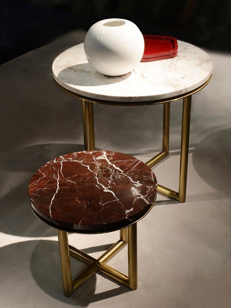 GRANT | Round coffee table By HESSENTIA | Cornelio Cappellini design Claudio Cappellini