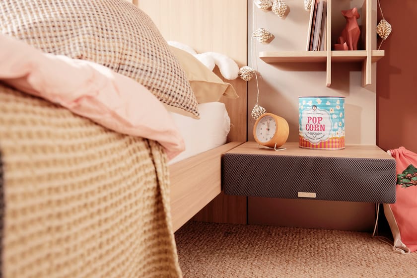 Melamine-faced chipboard kids single bed GRAPHIC By GAUTIER