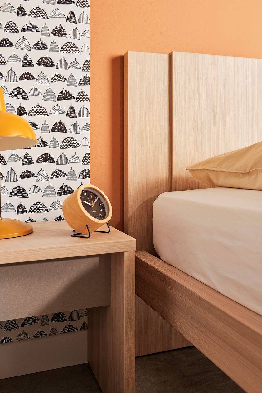 Melamine-faced chipboard kids single bed GRAPHIC By GAUTIER